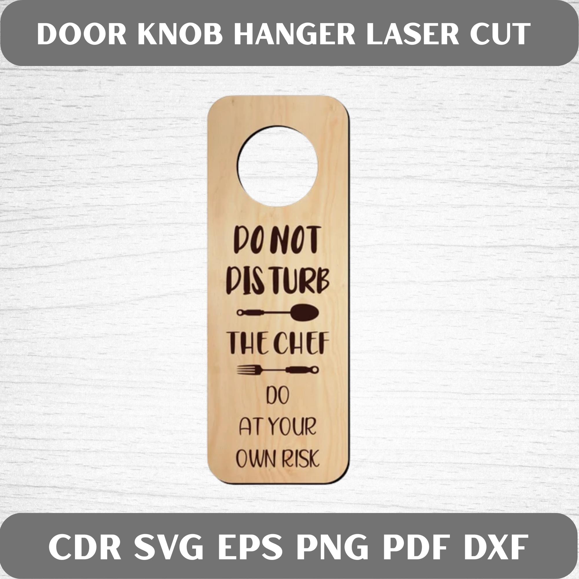 Laser Cut Door Knob Hanger Bundle | Funny, Gamer, Office Signs (SVG DXF ...