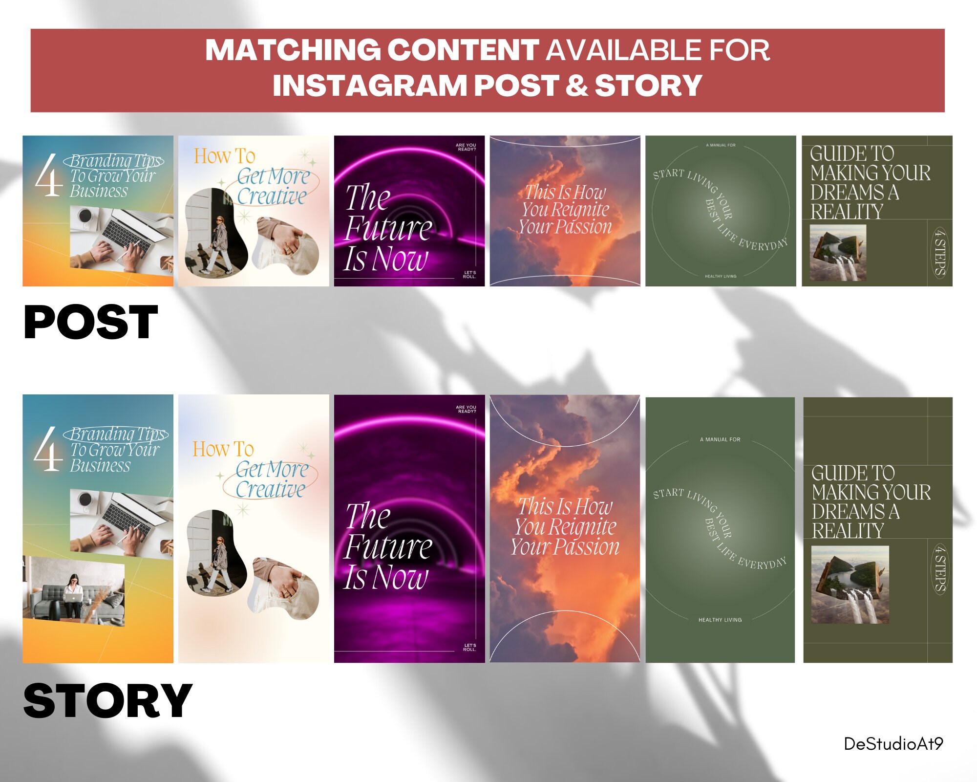 Instagram Carousel and Quote Template Loud Bold and Gen Z - Etsy