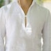 Man Short Pathani Kurta, Traditional Kurta, Man Outfit, Handmade Kurta ...