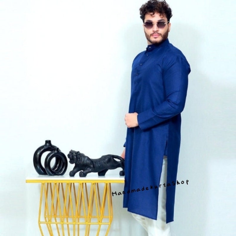 Royal Blue Tunic Men - Etsy