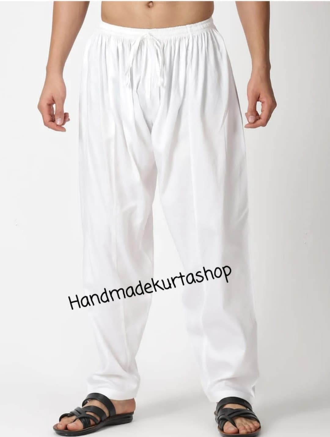 Indian Man Trousers 100%cotton, Fabric White Color Pajama, Mens ...
