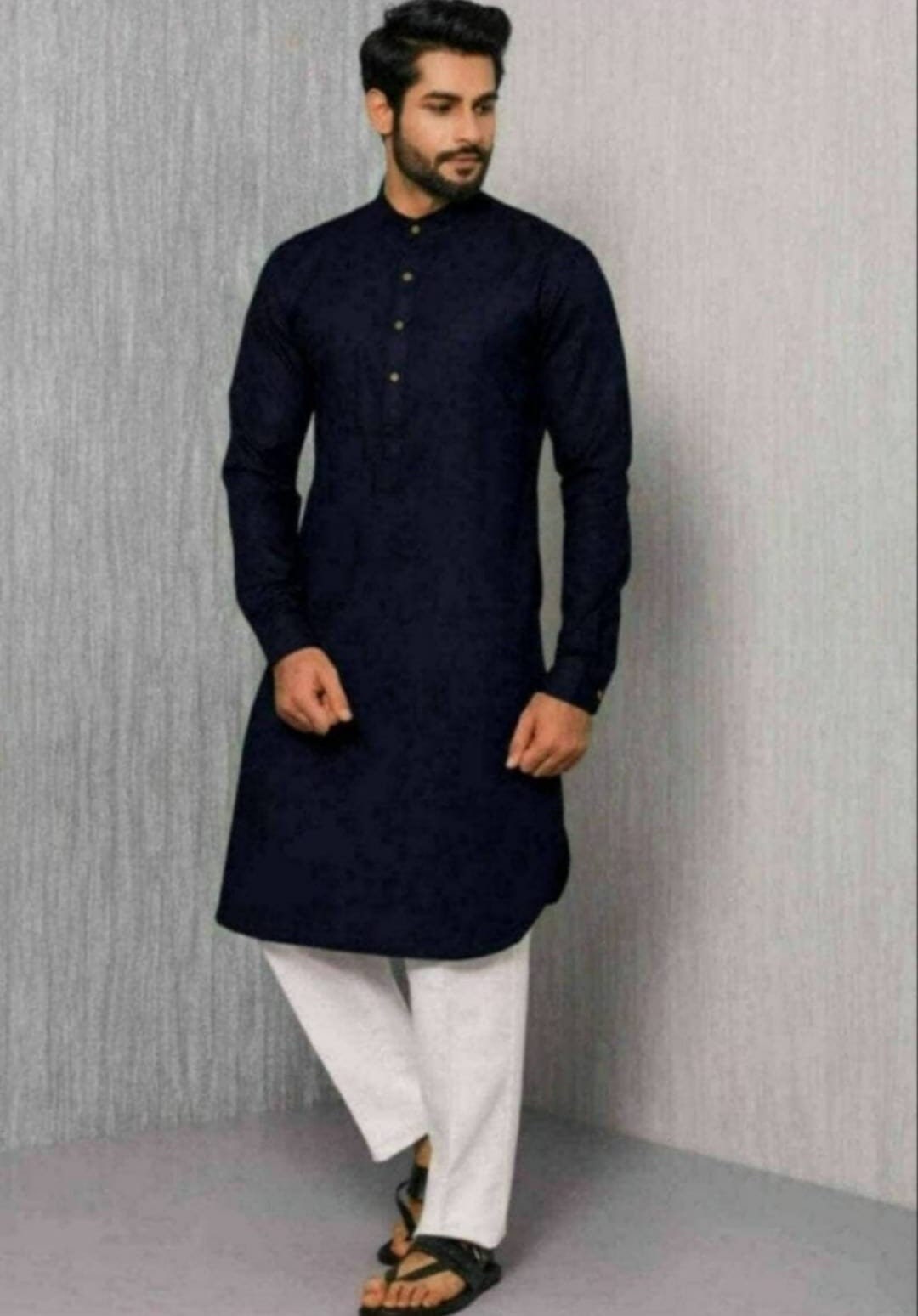 Mens Traditional Cotton Kurta Wedding Kurta for Man Good and Best ...