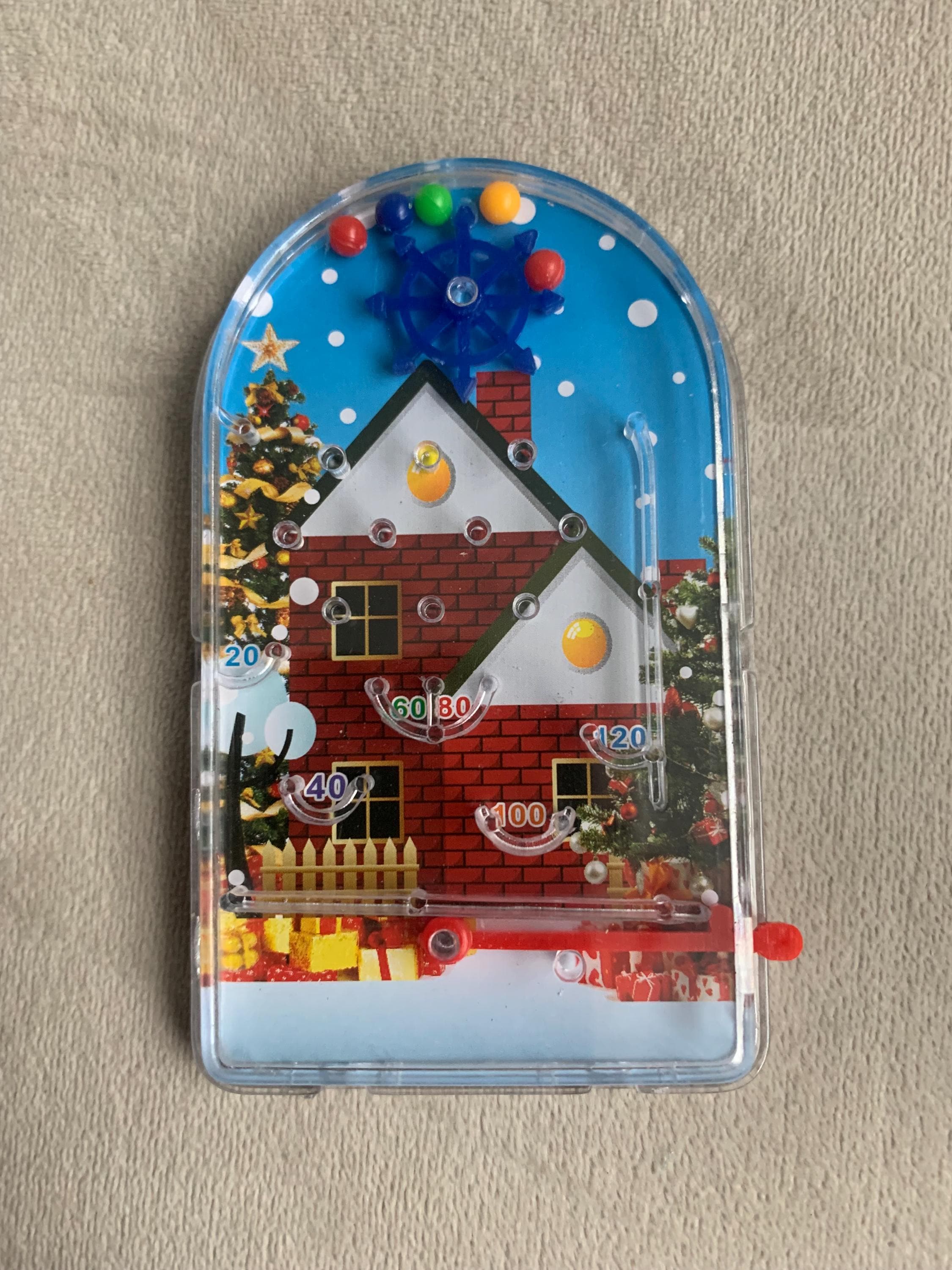 1-100 Christmas Mini Pinball Game, Stocking Filler/reward/gift/toy ...