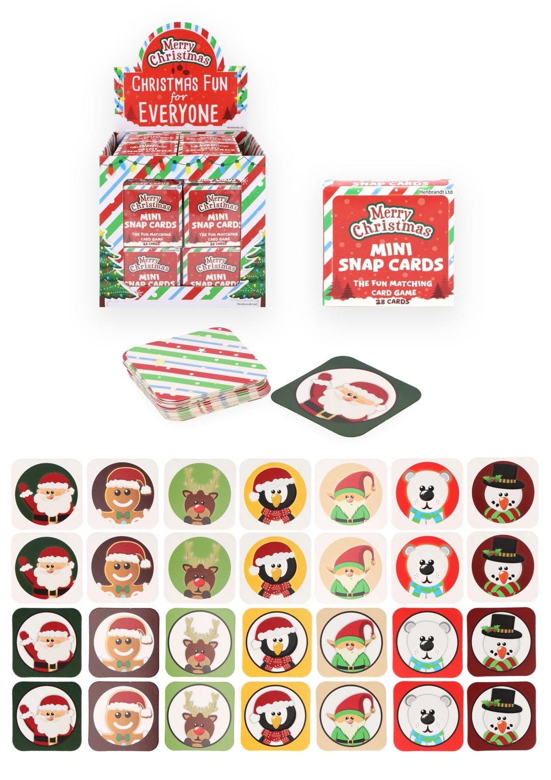 2-100 Christmas Mini Snap Cards Party Bag/stocking Filler/gift/toy ...