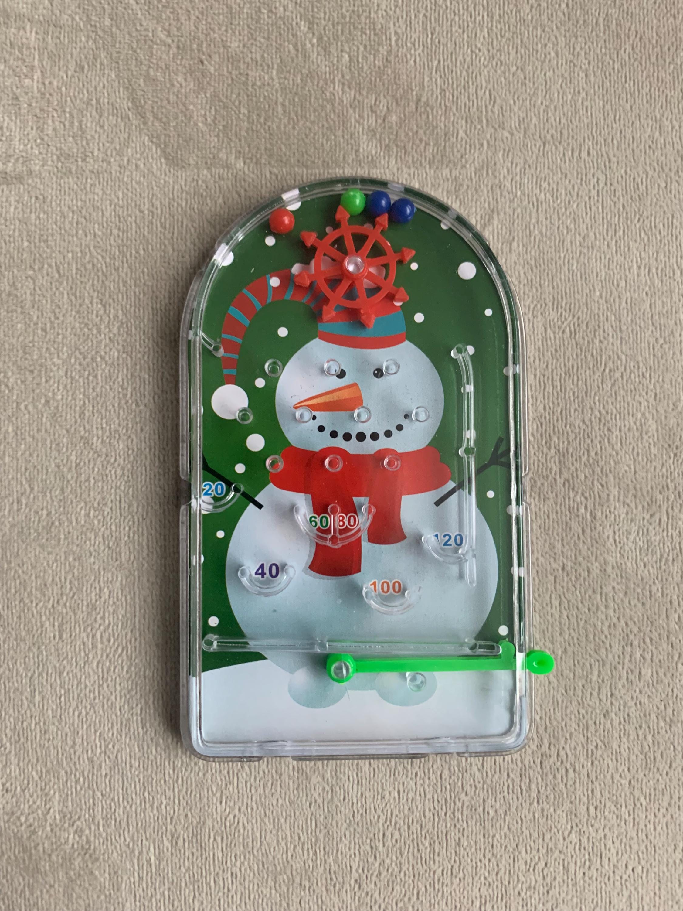 1-100 Christmas Mini Pinball Game, Stocking Filler/reward/gift/toy ...
