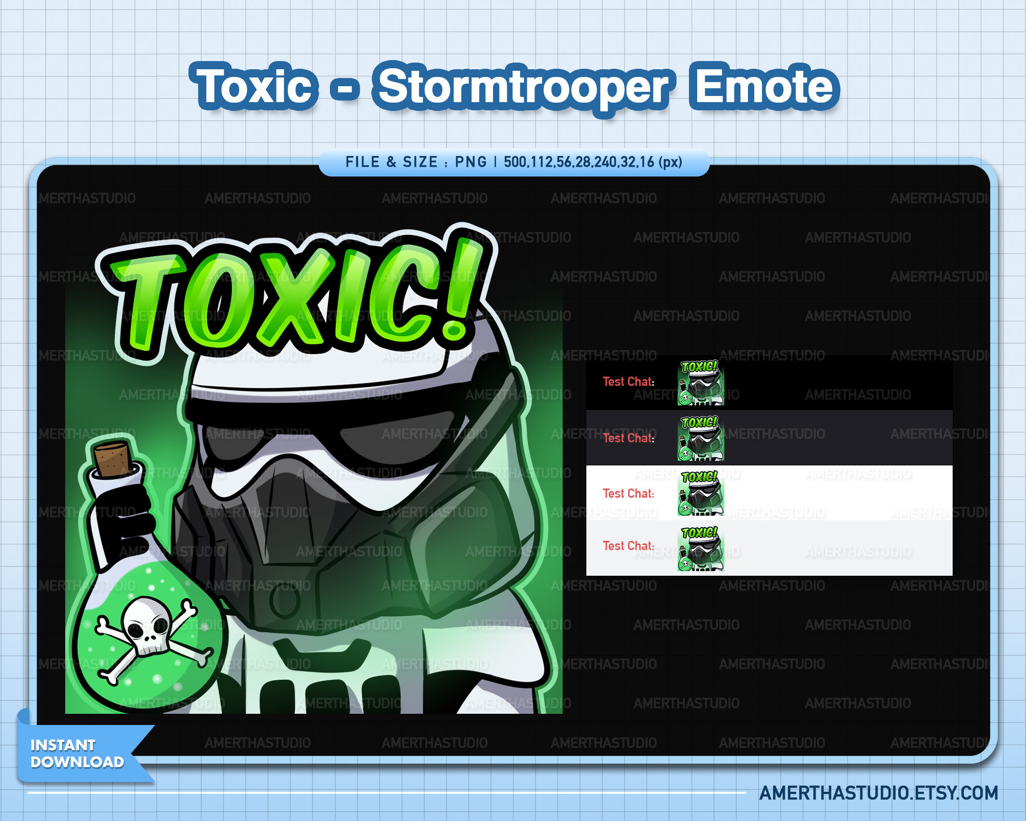 Toxic - Stormtrooper Starwars Twitch Streamer Emotes | Youtube Emotes ...