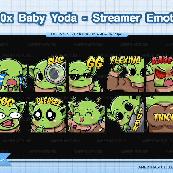 DJ Vibes in Pinky Girl Animated Emotes Twitch Emote Streamer Emote ...