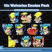 10x Deadpool Halloween Streamer Emotes Pack | Kawaii Emotes | Cute ...