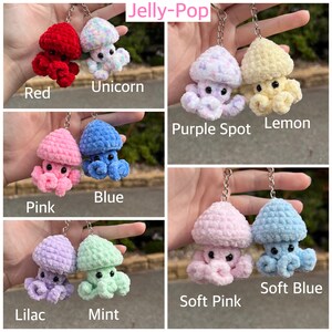 Large Key Ring Bundle (any 5 Key Rings) | Cute Mini Crochet Keyrings ...