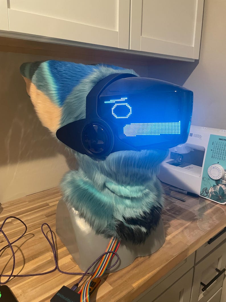 Protogen Head Preclaim Fursuit Head Commissions - Etsy