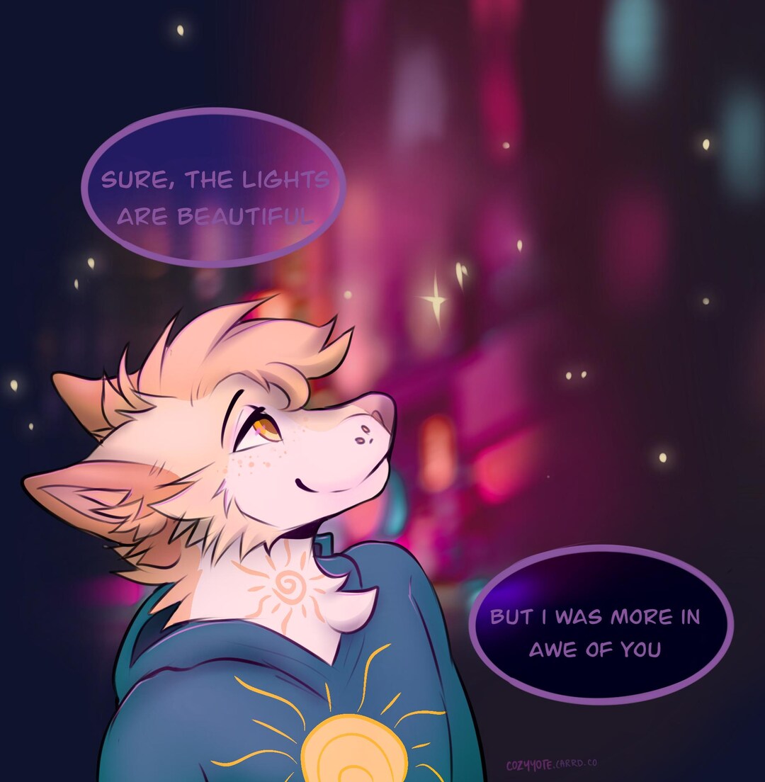 City Lights YCH Commission - Etsy
