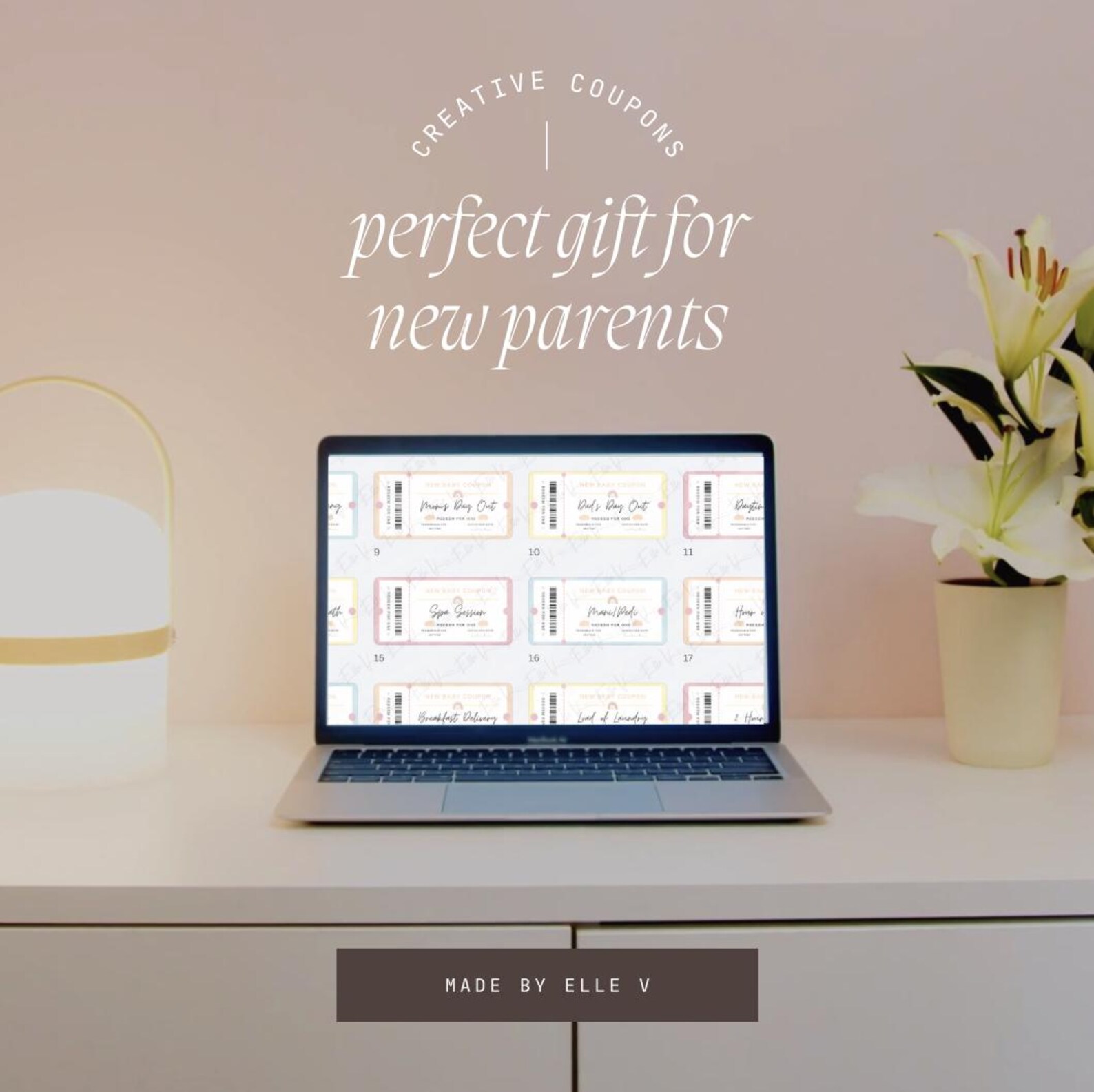 New Parent Coupon Book: Editable Baby Shower Gift (instant Download) - Etsy