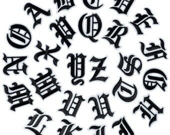 Iron Letter Patches - Etsy