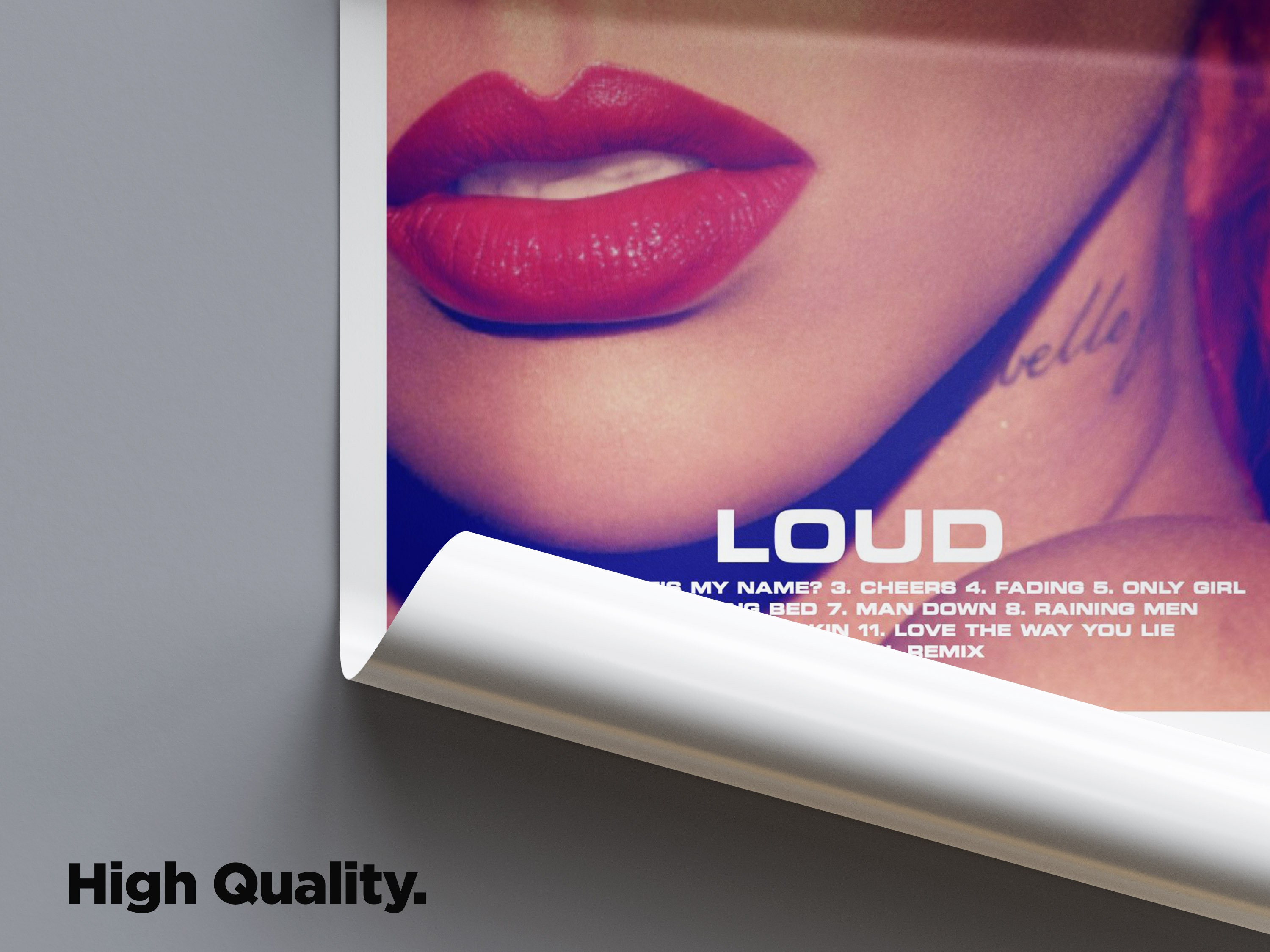 Rihanna - Loud Album Poster / Wall Art / Music Gifts / Poster Print ...
