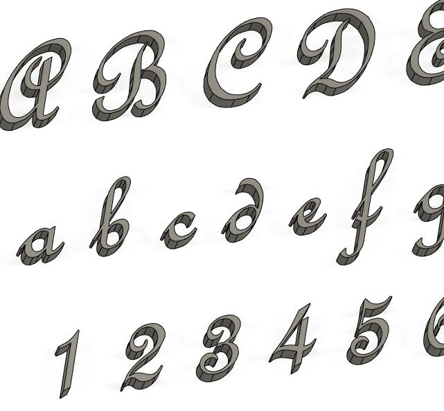 3D STL File Print Letter Package Download - Etsy