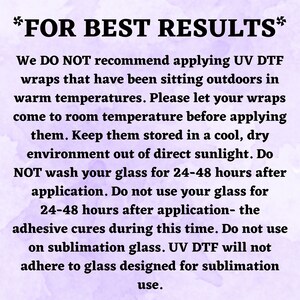 Girly 420 UV DTF Decal/sticker Cup Decal Laptop Decal Ready to Apply ...