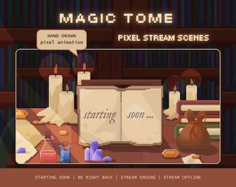 DND Themed Animated Scenes | Seamless Loop Animation | Cute Aesthetic ...