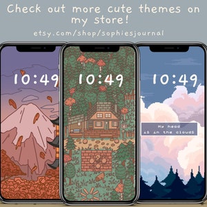 Cottagecore Pixel | Cute Aesthetic Ios App Icons, Kawaii Pixel ...