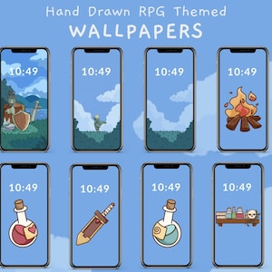 RPG Adventure Fantasy Icon Set | Anime and Game Inspired Ios App Icons ...