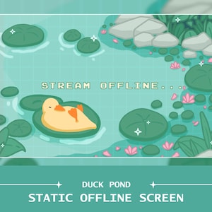 Duck Pond Cute Kawaii Stream Scenes | Seamless Loop Animation | Cute ...