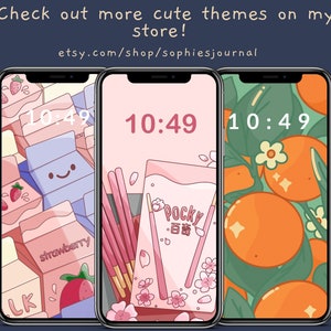 Celestial Animals Ios App Icons: Kawaii Phone Theme (digital Download ...