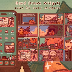 Pumpkin Spice | Hand Drawn Cozy App Icons, Cute Kawaii Wallpapers and ...
