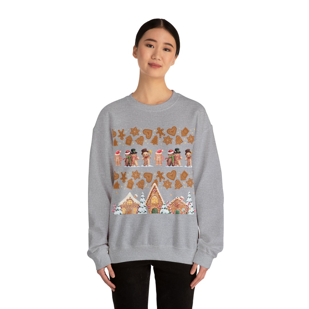 Gingerbread House Christmas Jumper Ladies - Etsy
