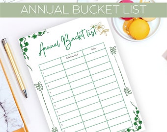 Rainbow Bucket List Printable Joyplanner Template Digital Download My ...