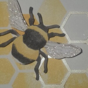 Bumblebee Happy Birthday Fun Fold Card [571] - Etsy