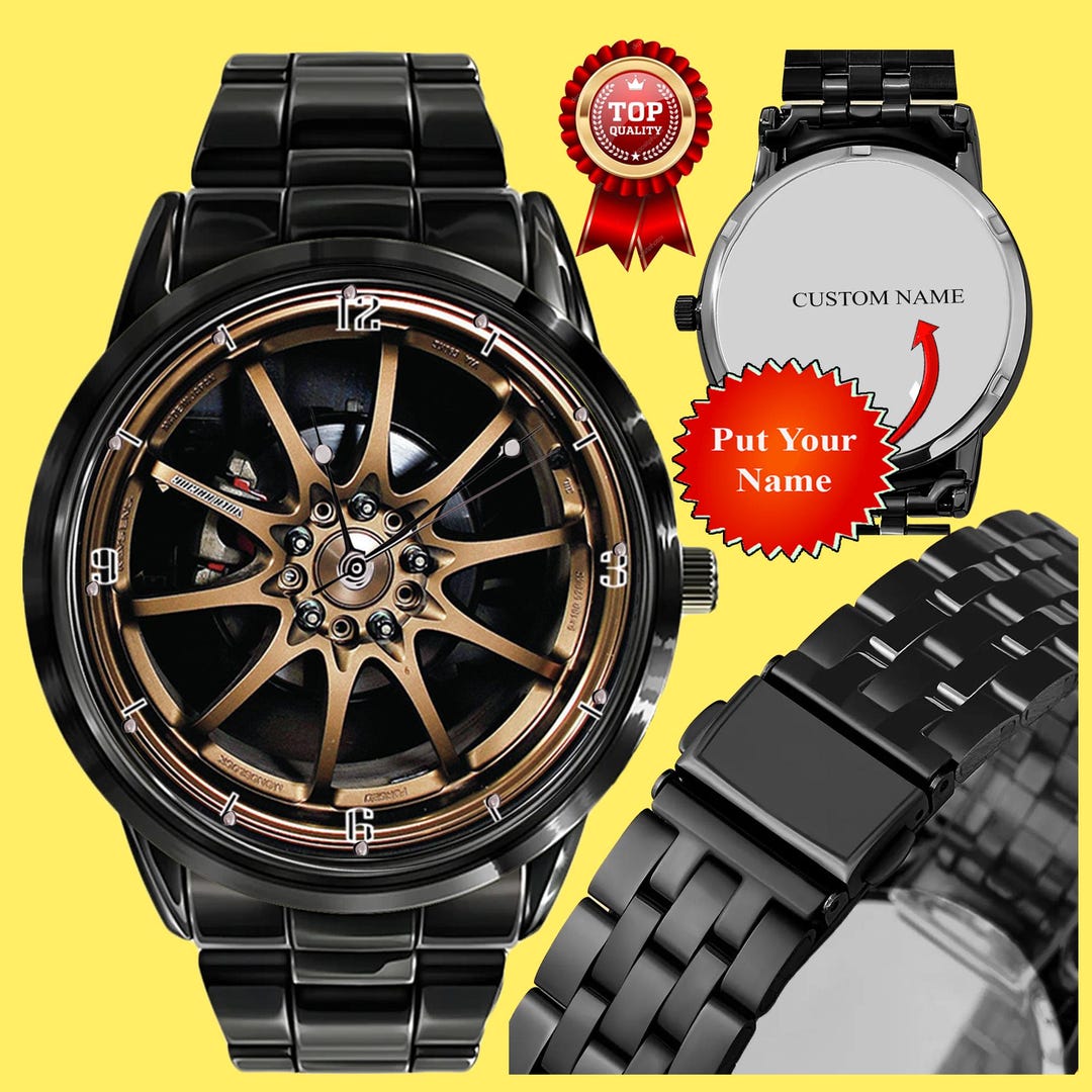 Honda Civic FD1 Volk-ce28 Wheel Metal Wrist Watches Gift Free Box - Etsy