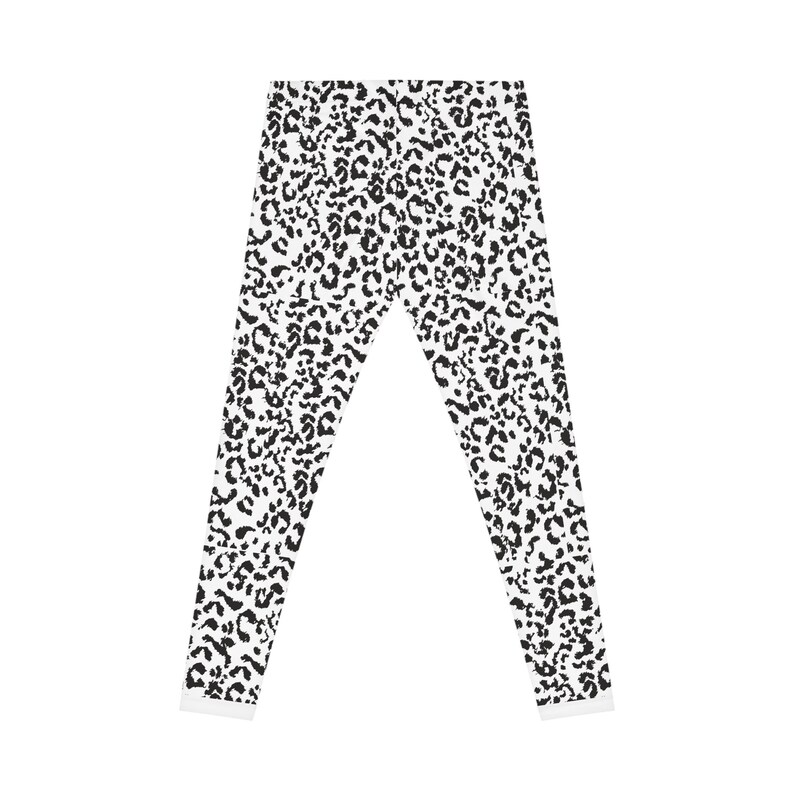 Snow Leopard Animal Print Exercise Tights : Bold Activewear for Women ...