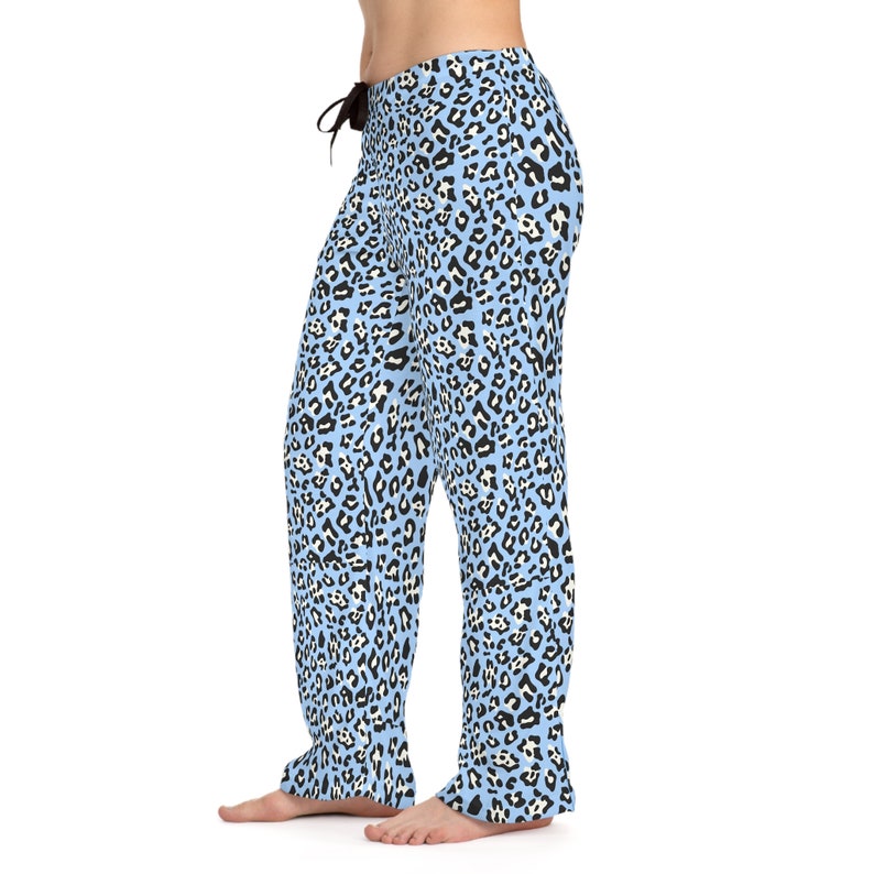 Baby Blue Animal Print Women's Pyjama Bottoms - Cozy & Stylish ...