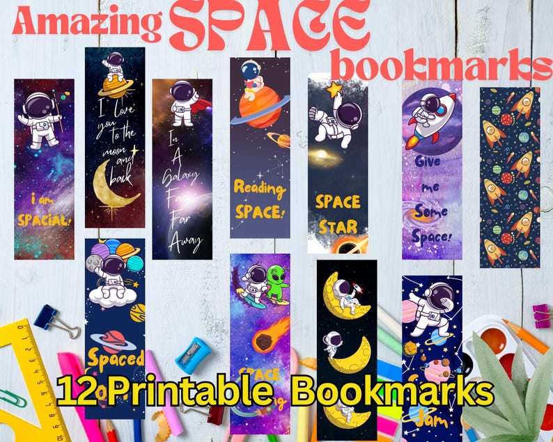 Printable Space Bookmarks | Astronaut & Galaxy Quotes | Cool Space ...