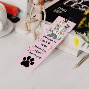 Cute Dog Themed Printable Bookmarks for Book Lovers, Paws Button ...