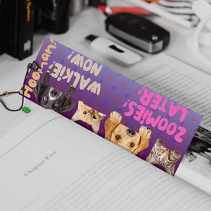 Cute Dog Themed Printable Bookmarks for Book Lovers, Paws Button ...