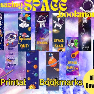Printable Space Bookmarks | Astronaut & Galaxy Quotes | Cool Space ...