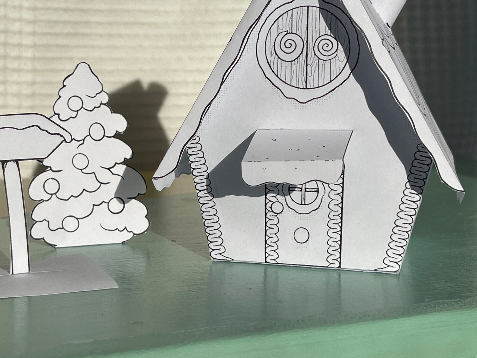 Gingerbread House - Printable Papercraft - Etsy