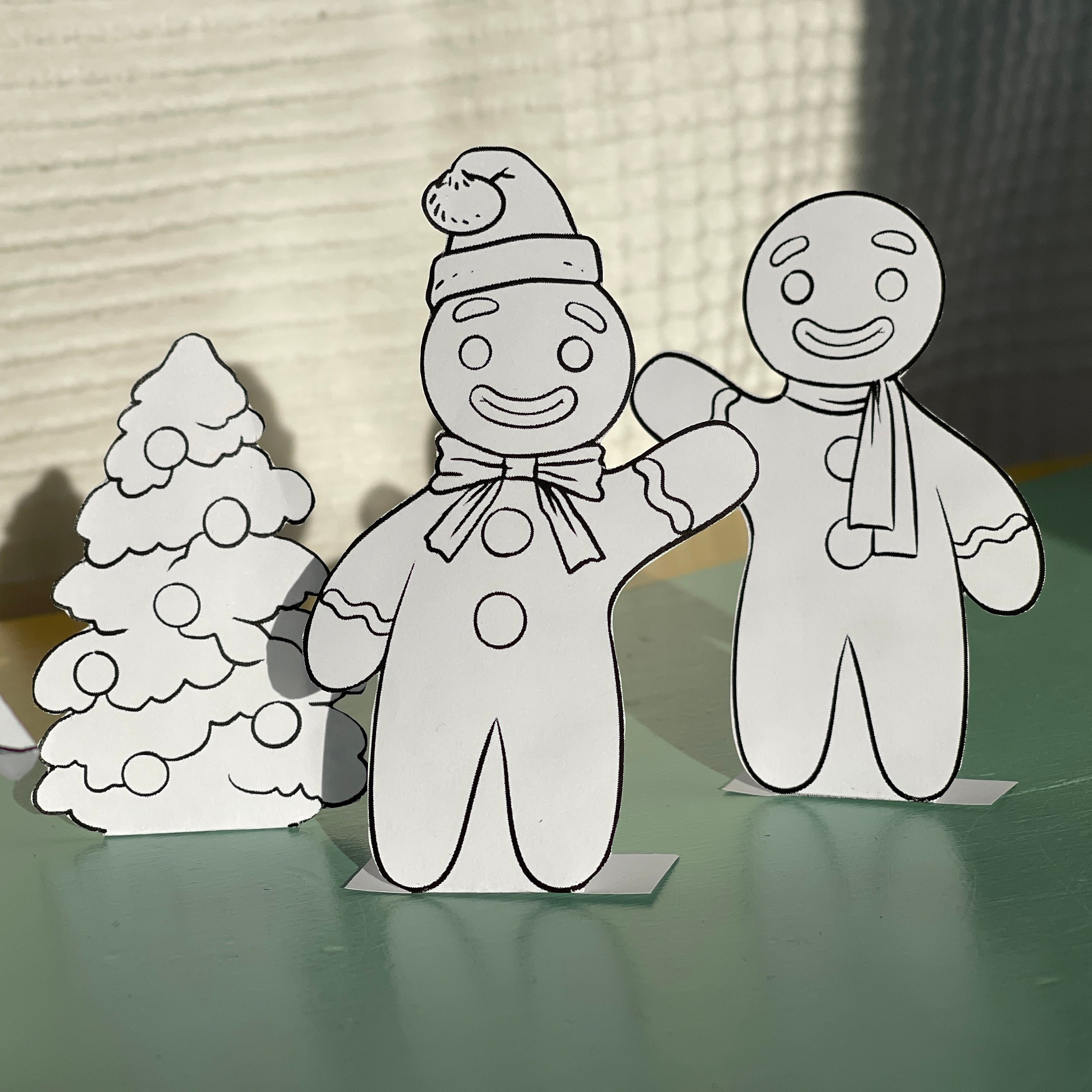 Gingerbread House Printable Papercraft - Etsy