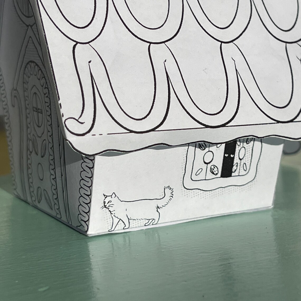 Gingerbread House - Printable Papercraft - Etsy