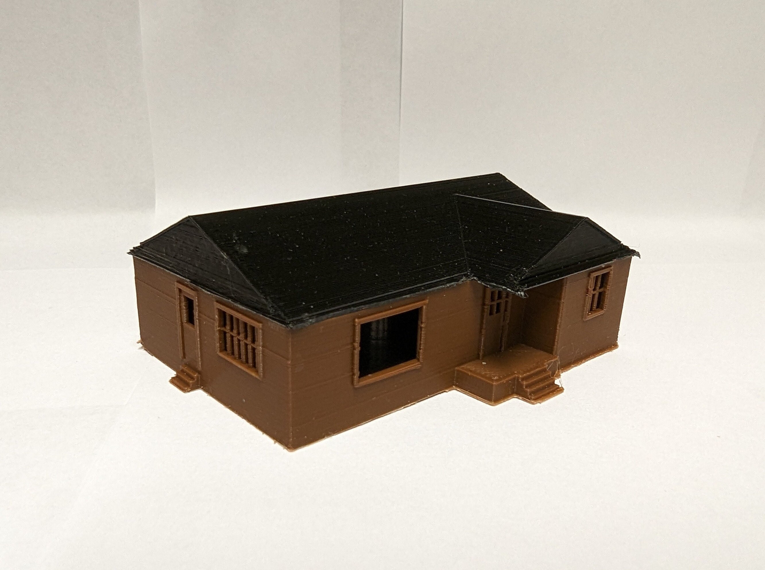 N Scale House Small Ranch Style Customize Your Colors 3D Printed Train ...