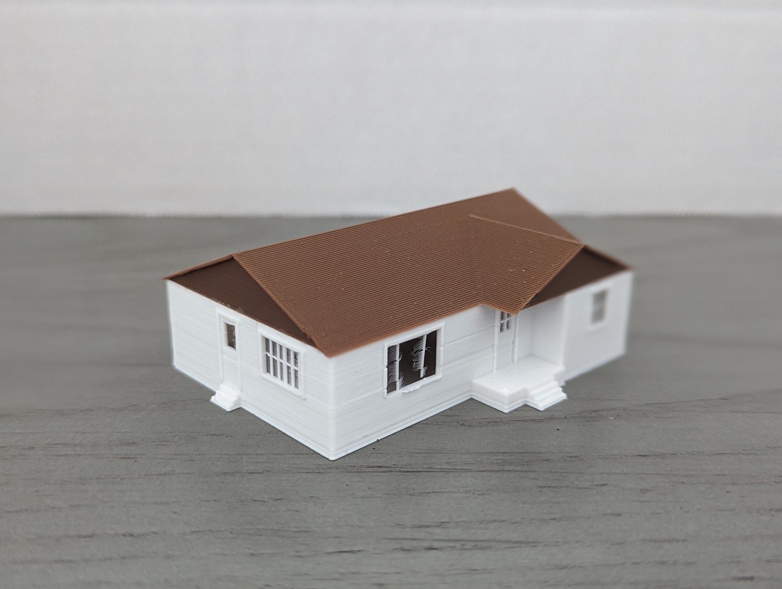 N Scale House Small Ranch Style - Customize Your Colors - 3D Printed ...