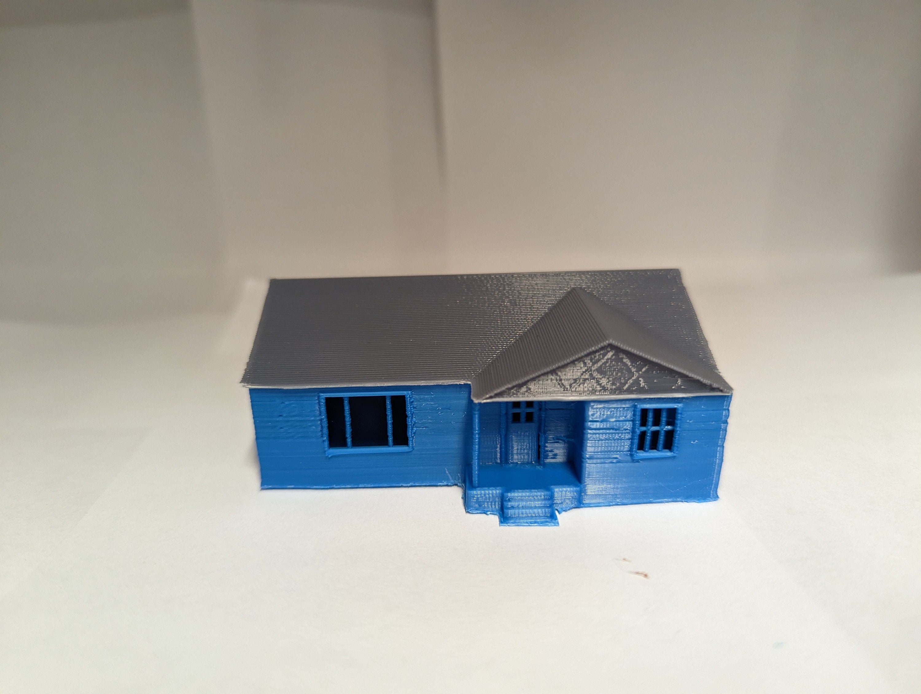 N Scale House Small Ranch Style Customize Your Colors 3D Printed Train ...