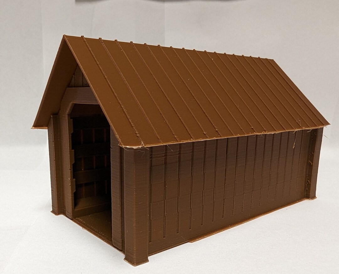 N Scale Train Covered Bridge - 3D Printed - Model Trains - Etsy