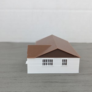 N Scale House Small Ranch Style - Customize Your Colors - 3D Printed ...