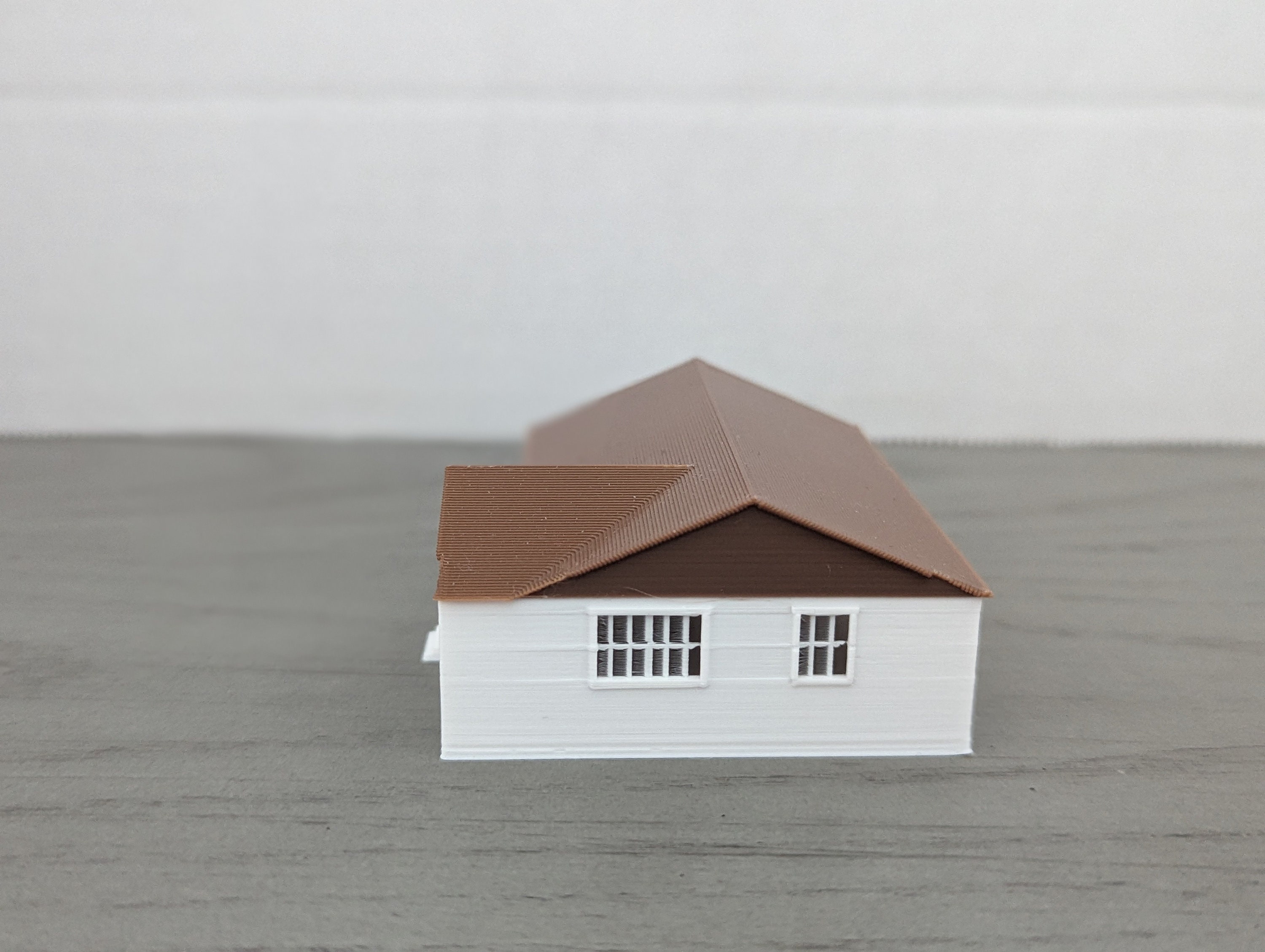 N Scale House Small Ranch Style - Customize Your Colors - 3D Printed ...