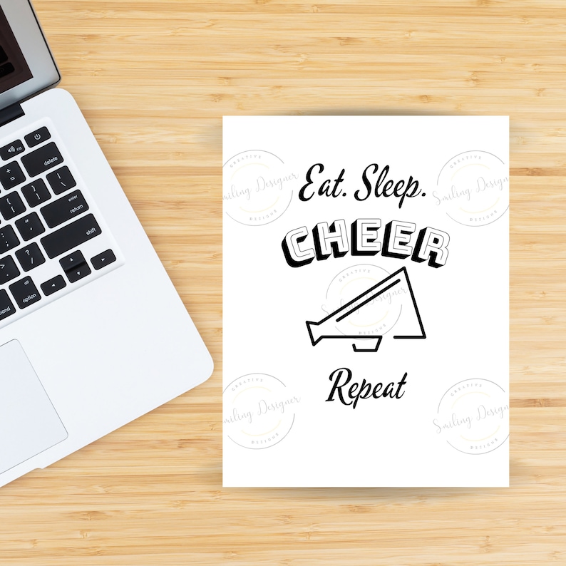 Cheerleader Locker Printable Cheer Team Sign Decoration Pdf School ...