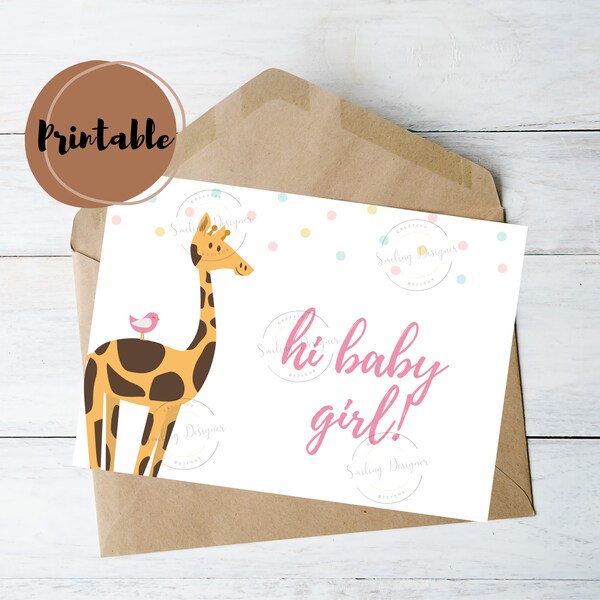 Handmade Baby Card - Etsy