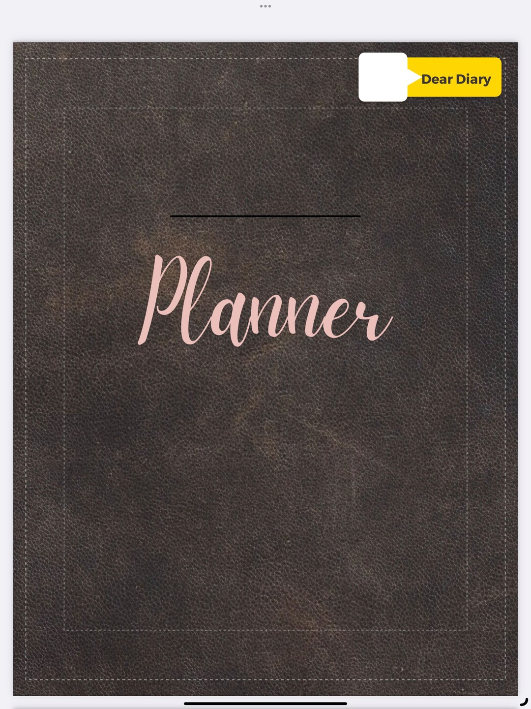 Simple Customizable Digital Planner - Etsy