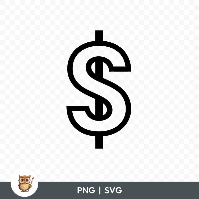Dollar Sign SVG Bundle, Dollar Sign Clipart, 15 Dollar Sign Cut Files ...