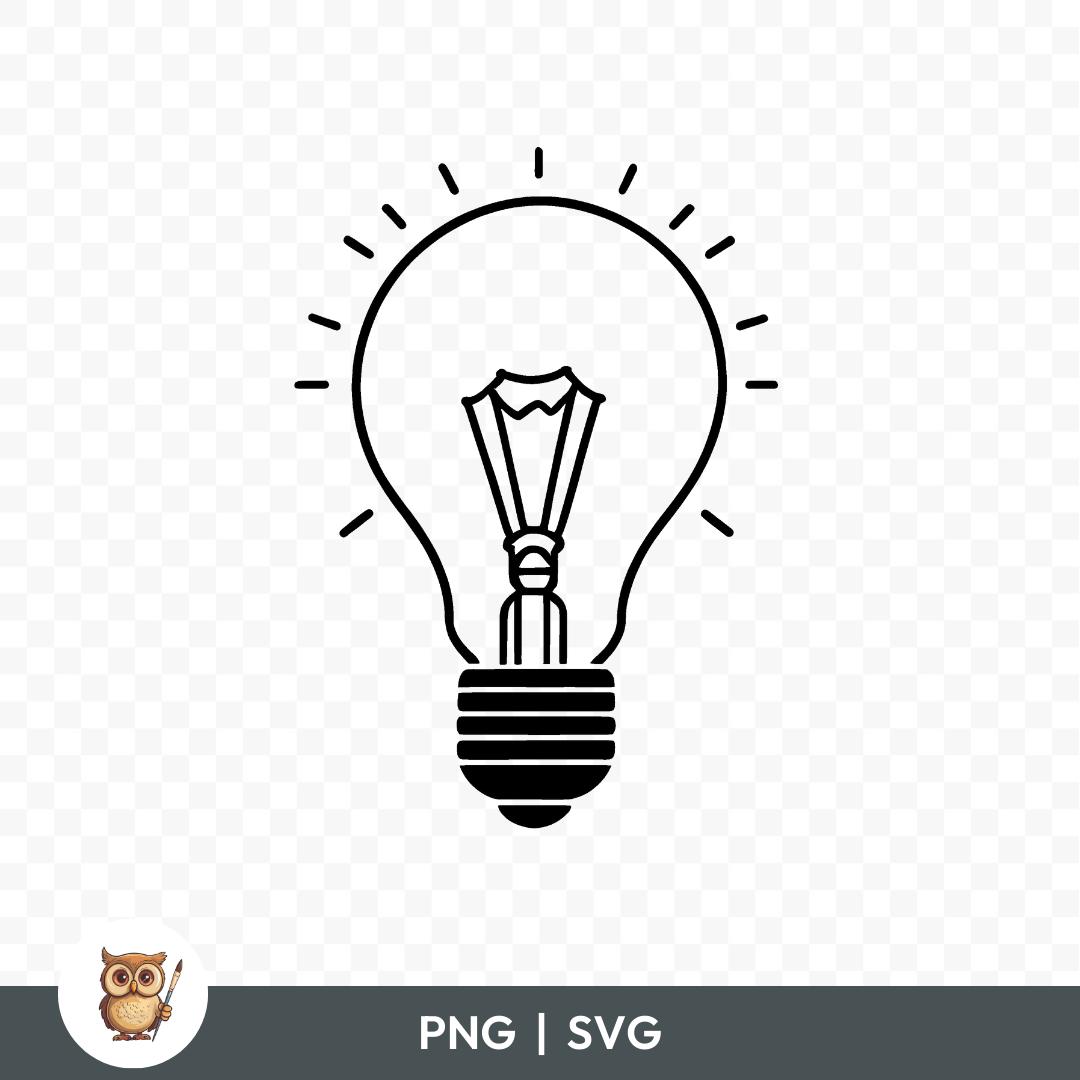 Light Bulb SVG Bundle, Light Bulbs Clipart, 15 Light Bulb Cut Files for ...